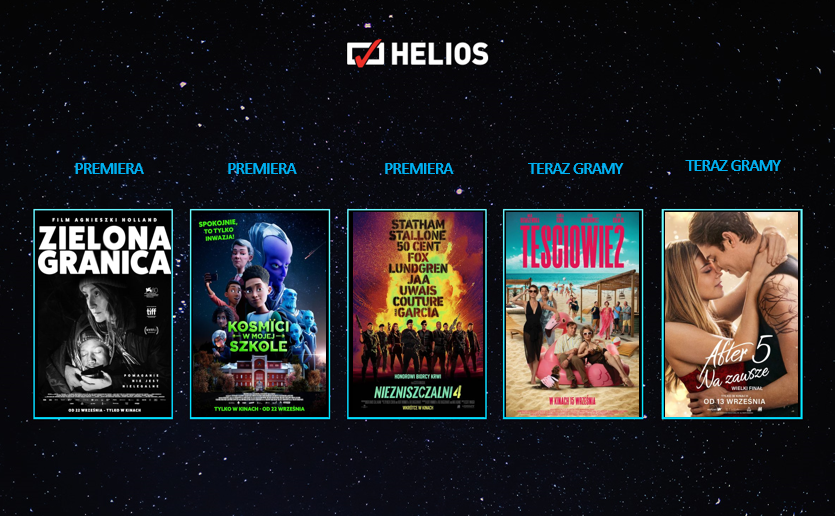 Wrześniowe nowości w kinach Helios - Opowiecie.info